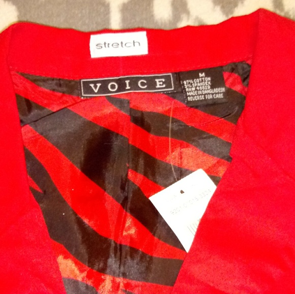 Jackets & Coats | Red Blazor | Poshmark